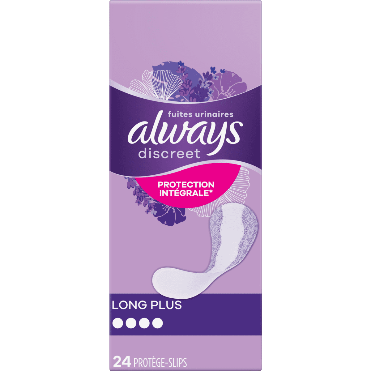 Always Discreet Incontinentie Inlegkruisjes Discreet Long Plus 24 stuks ...
