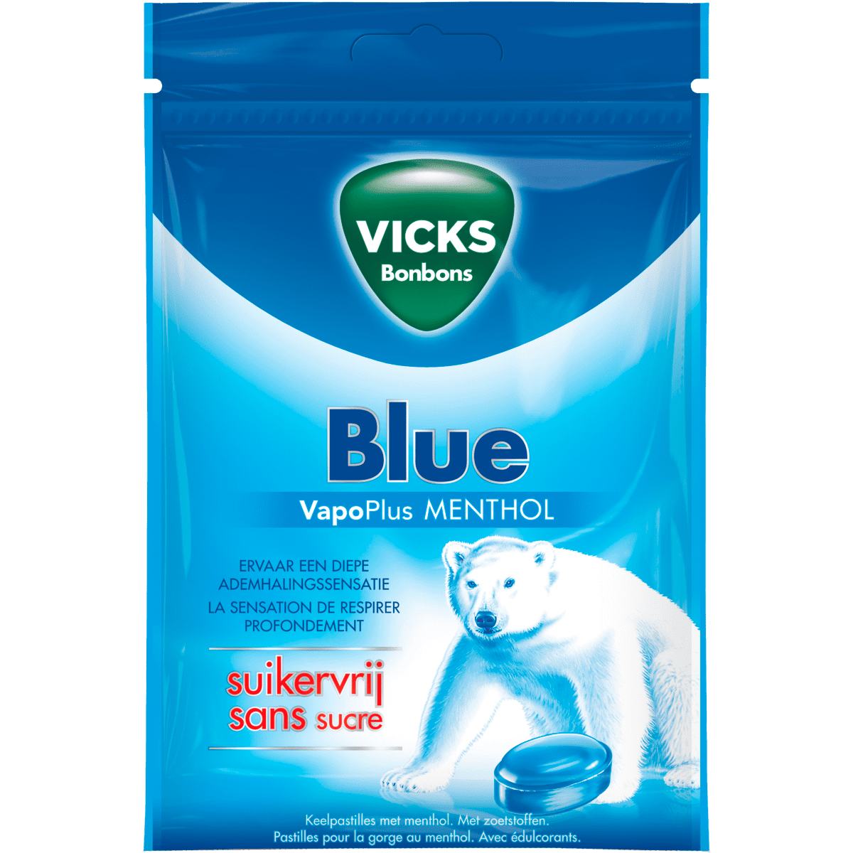 Vicks Blue Suikervrij 72 GR | Etos