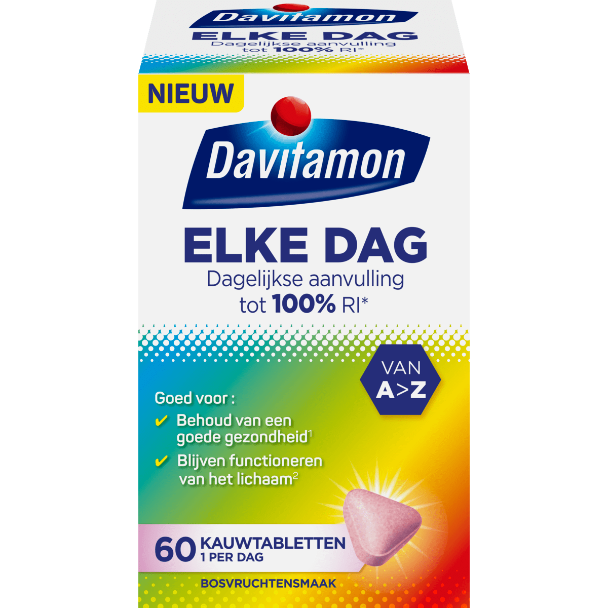 Davitamon Elke Dag 60 kauwtabletten 60 EA | Etos