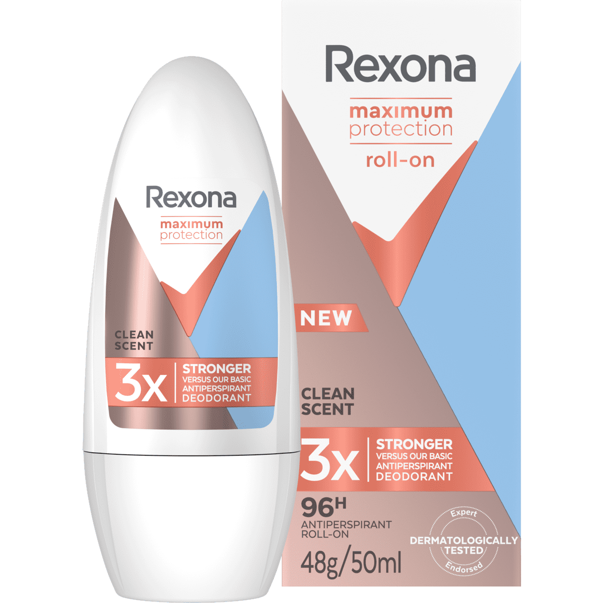 Rexona Maximum Protection Clean Scent Deodorant Roller 50 ML 50 ML | Etos