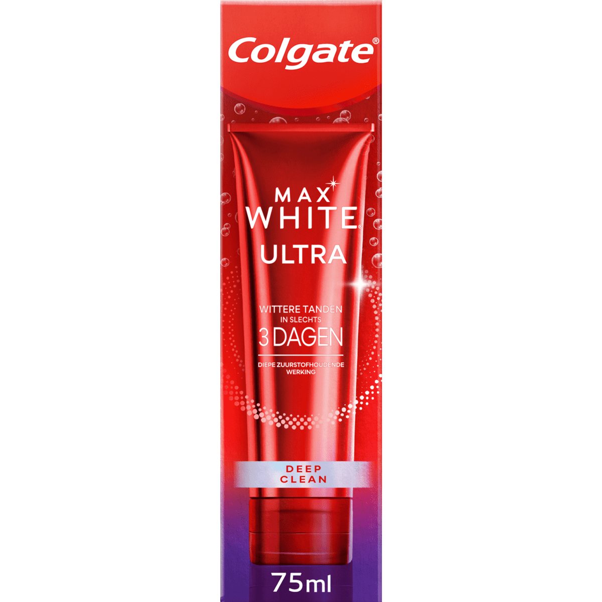 Colgate Max White Ultra Deep Clean Tandpasta 75 ML 75 ML | Etos