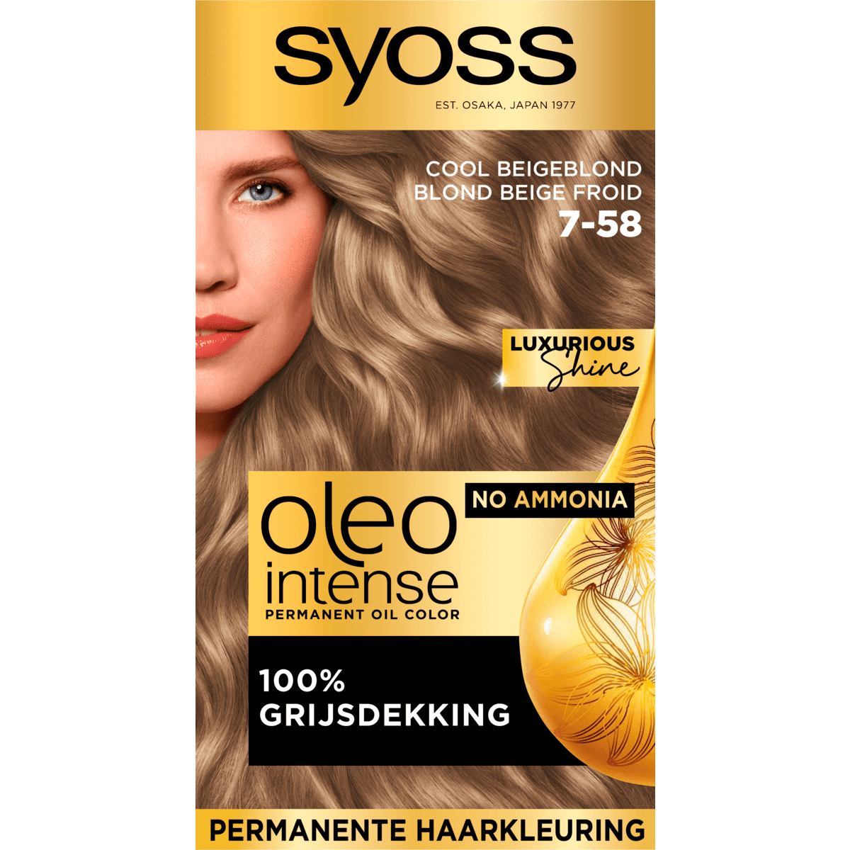 Syoss Oleo Intense 7-58 Cool Beigeblond/Blond Beige Froid 115 ML | Etos