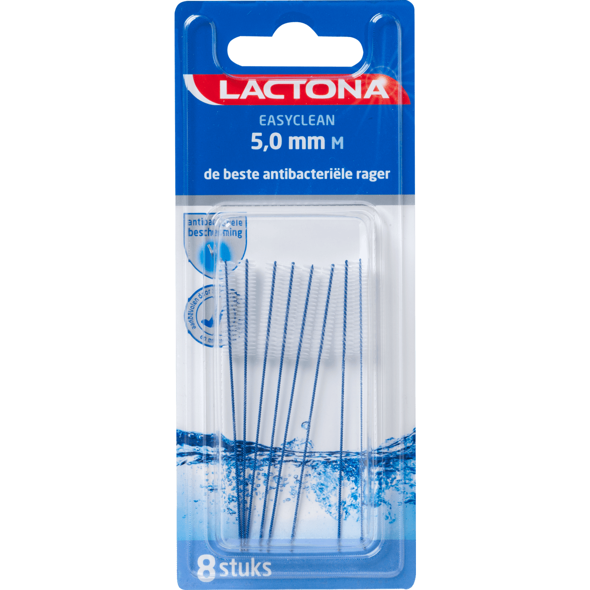 Lactona Easyclean 5,0 mm M 8 stuks 8 EA | Etos