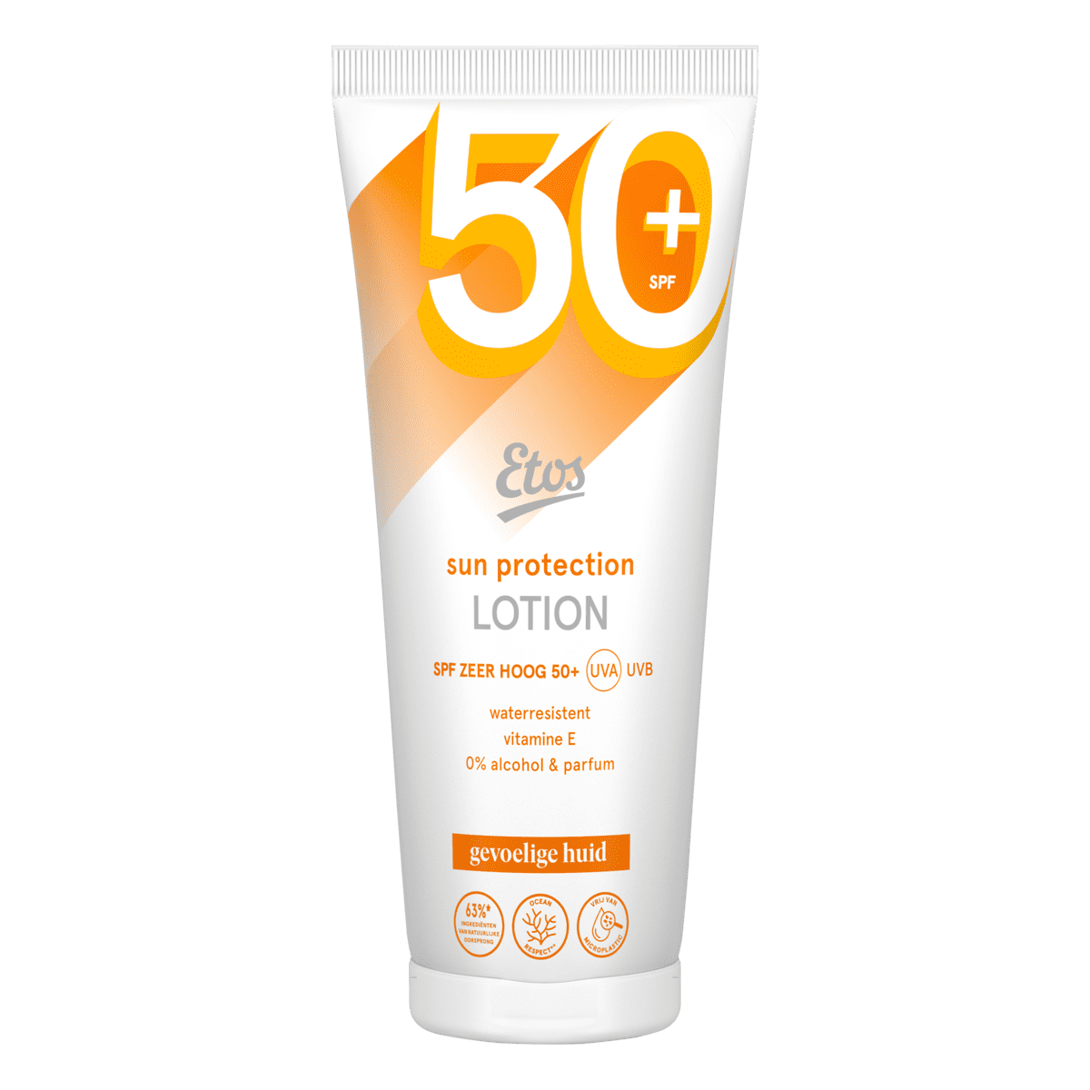 Etos Zonnebrand Lotion SPF50+ Gevoelige Huid 200 ML 200 ML | Etos