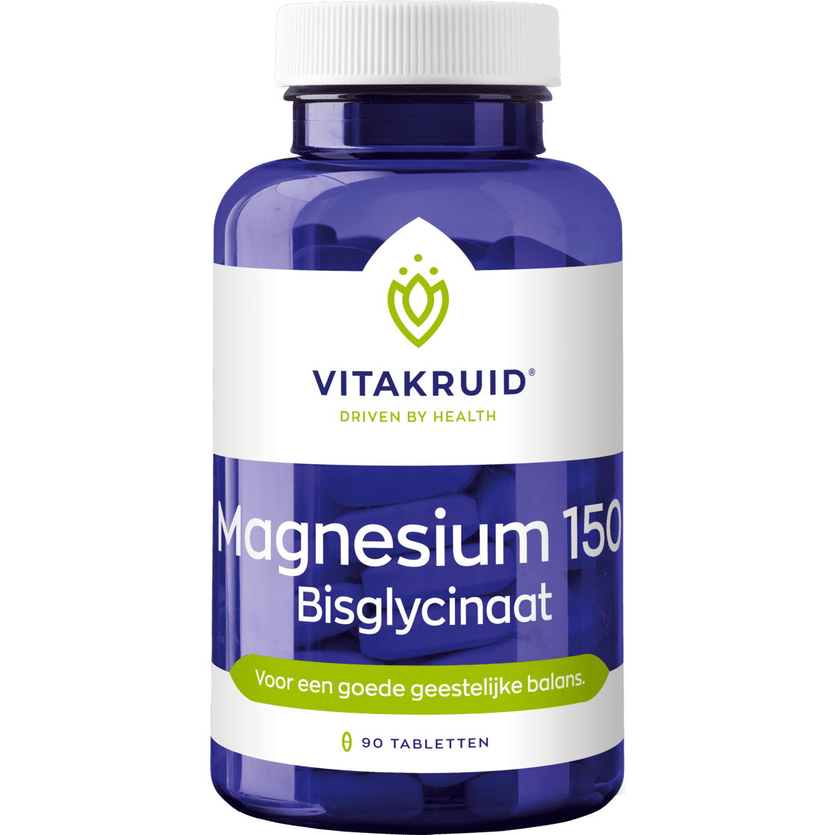 Vitakruid Magnesium 150 Bisglycinaat - 90 tabletten 90 EA | Etos
