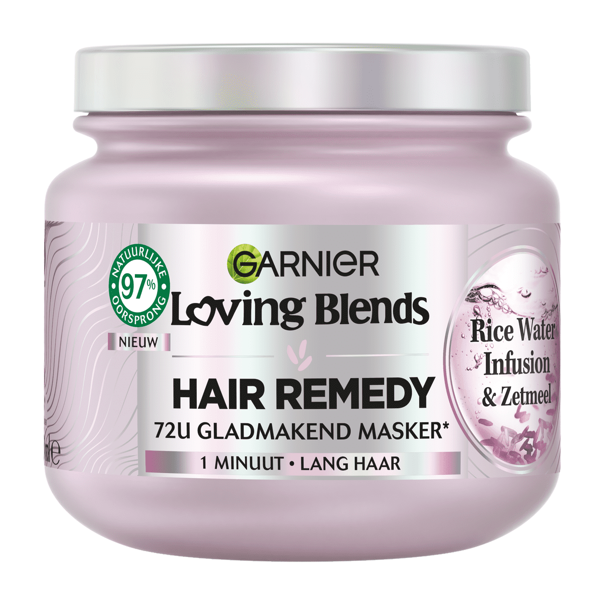 Garnier Loving Blends Rice Water Infusion Glans & Zacht haarmasker 340 ...