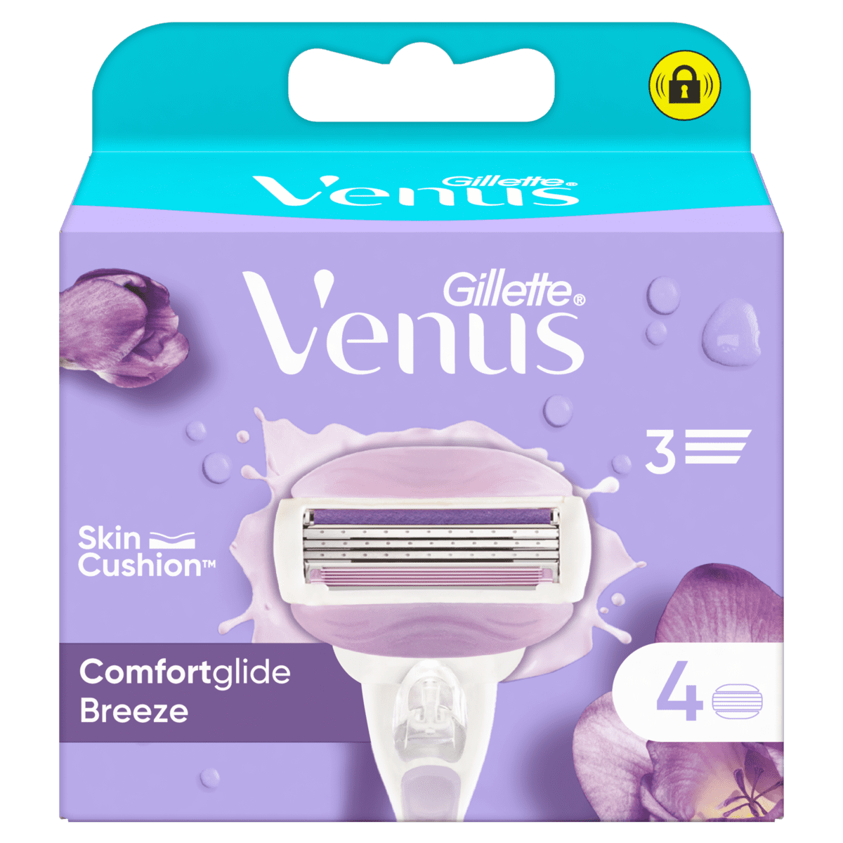 Gillette Venus ComfortGlide Breeze Navulmesjes 4 Stuks 4 EA | Etos