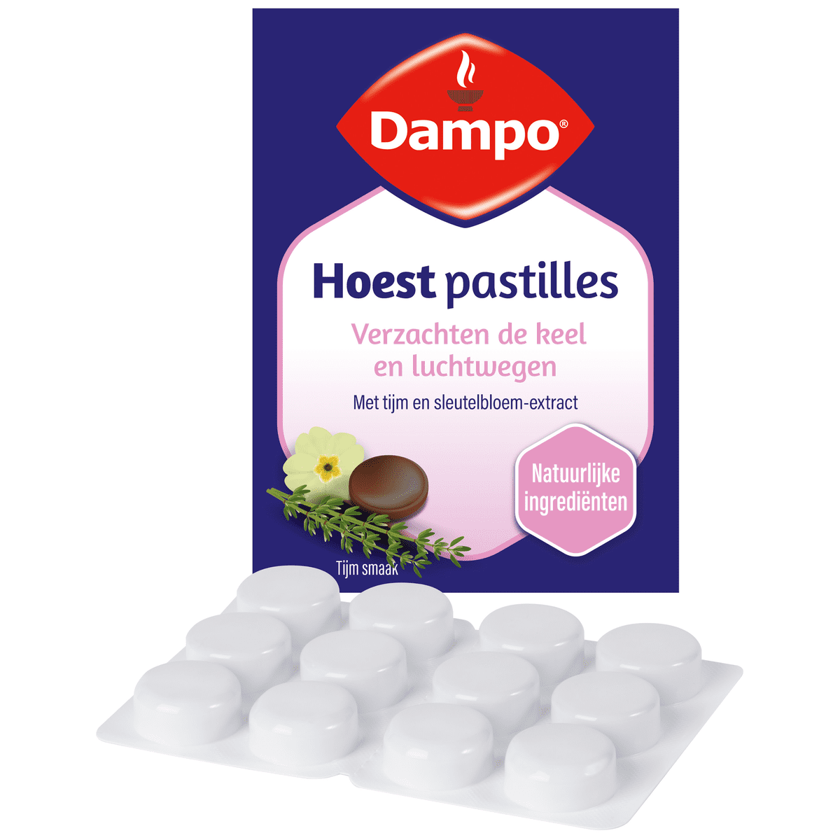Dampo Hoestpastilles 24 stuks 24 EA | Etos