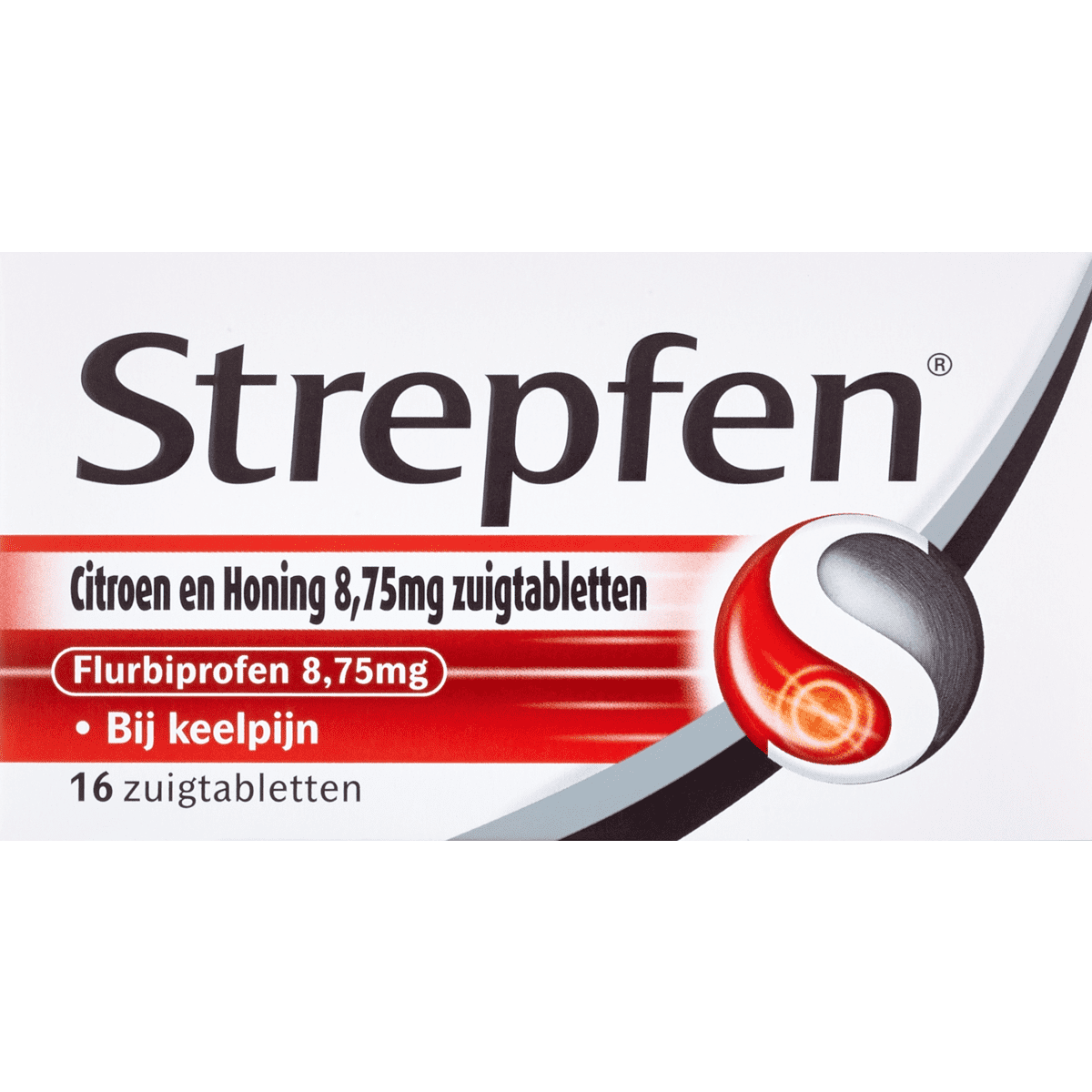 Strepfen Citroen & Honing 8,75 mg Zuigtabletten 16 Stuks 16 EA | Etos