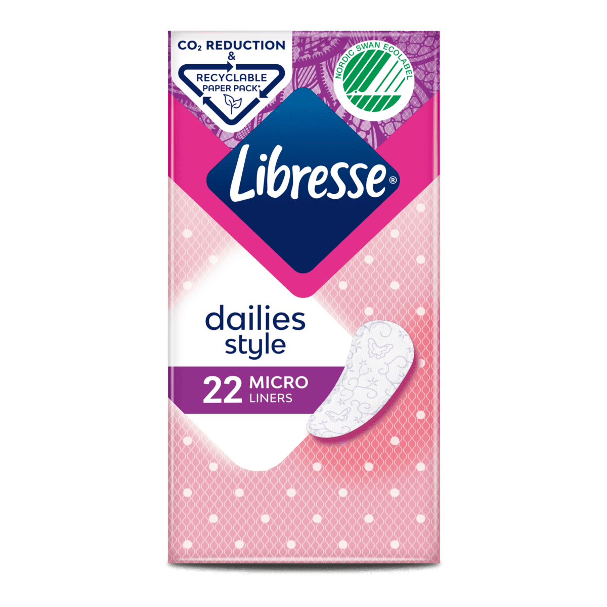 Libresse Micro inlegkruisjes 22 stuks 22 EA | Etos