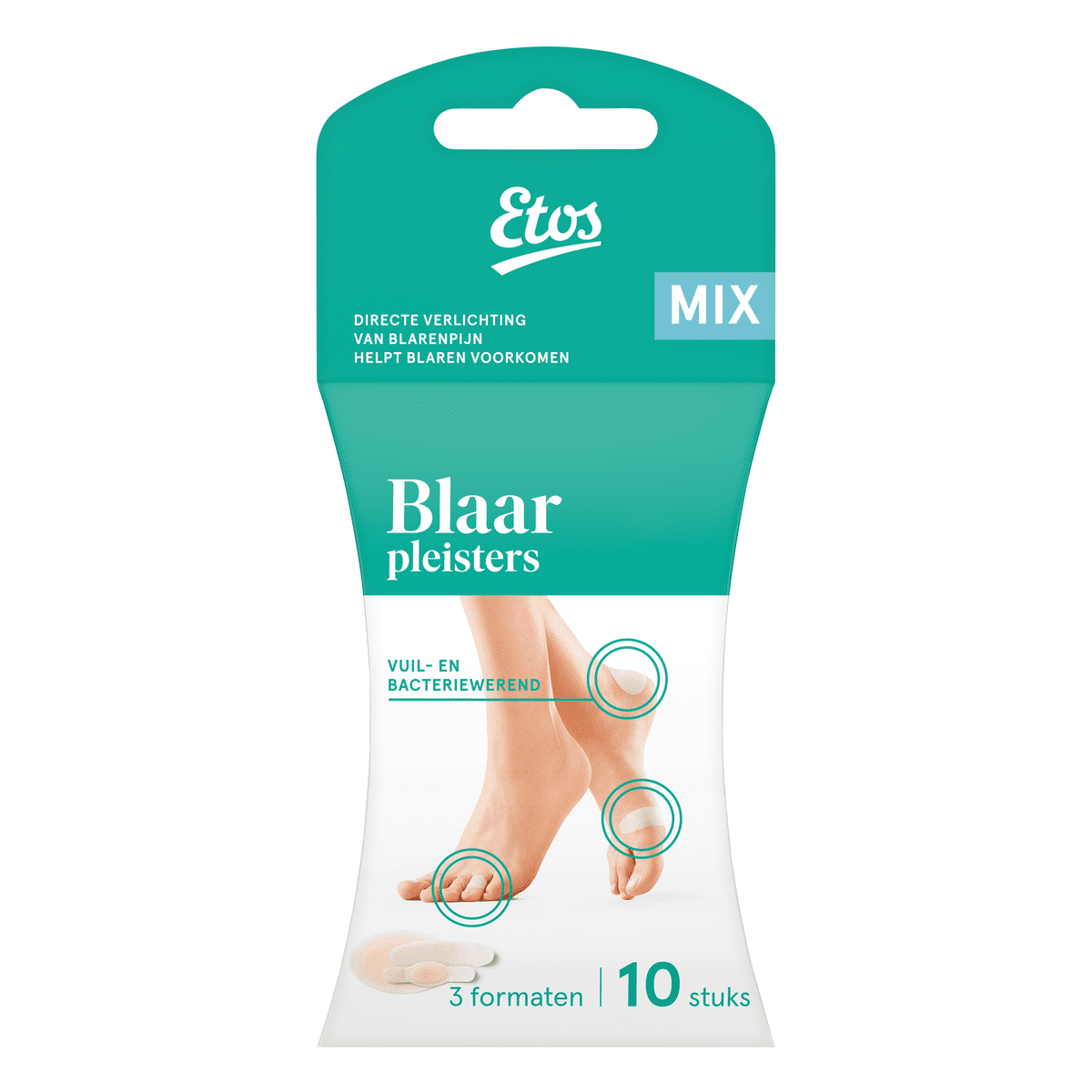 Etos Blaarpleister Mix 10 stuks 10 EA | Etos