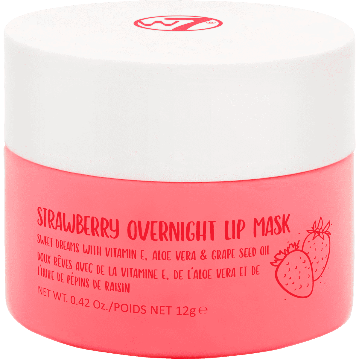 W7 Sweet Dreams Overnight Lip Mask Strawberry 12 GR | Etos