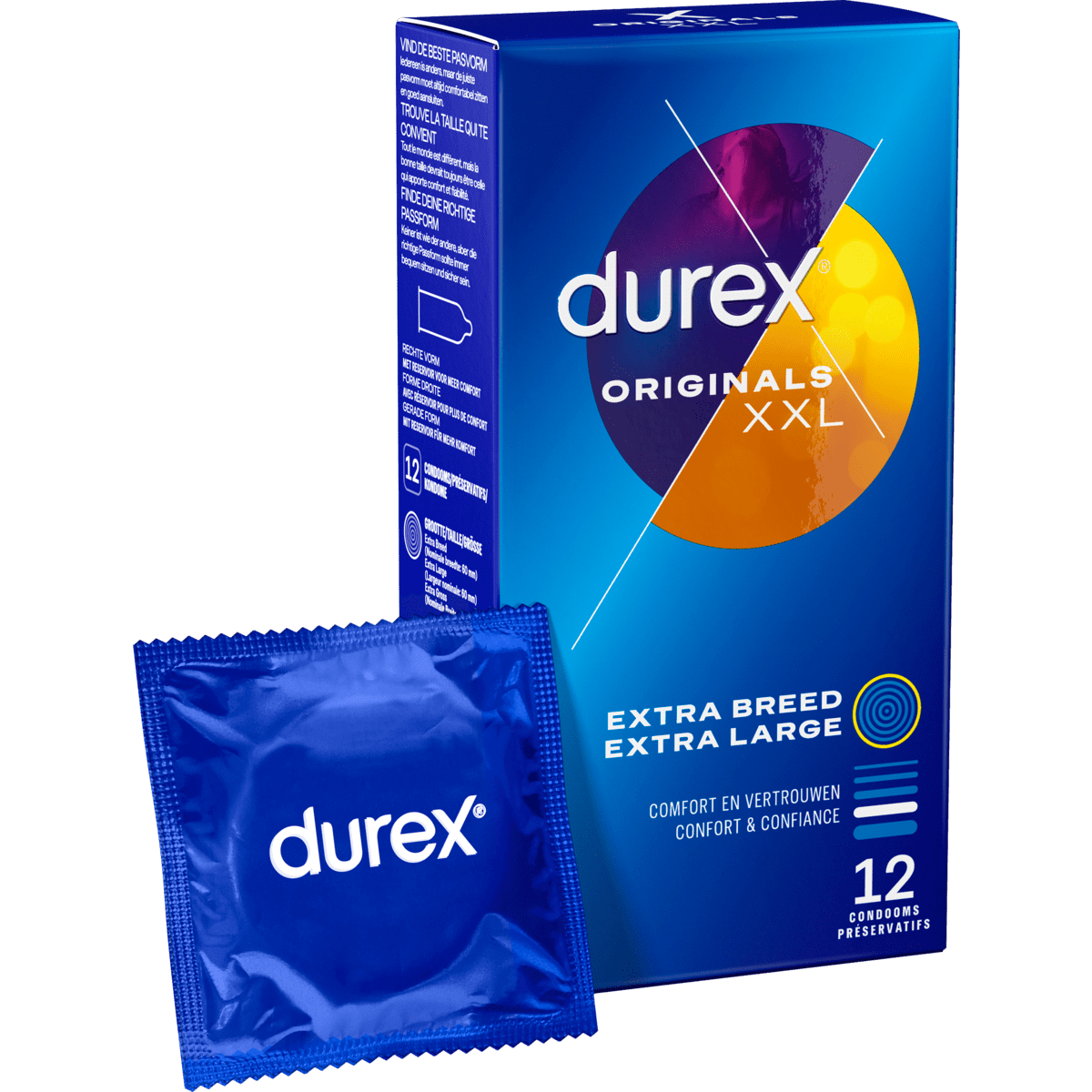 Durex XXL Condooms 12 Stuks 12 EA | Etos