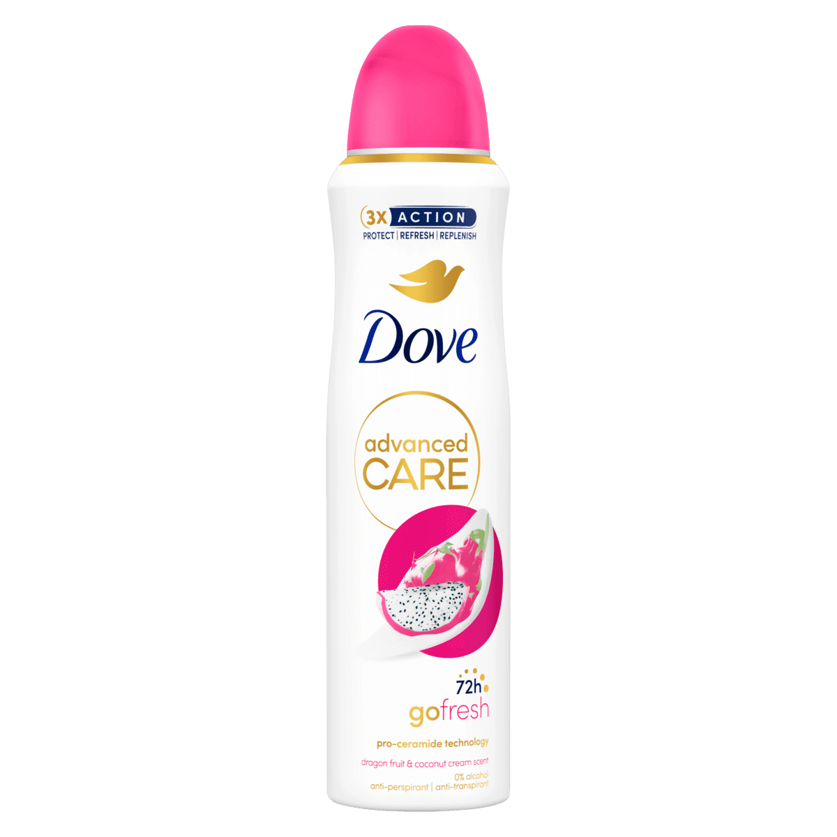 Dove Advanced Care Dragon Fruit & Coconut Cream Deodorant Spray 150 ML 150 ML | Etos