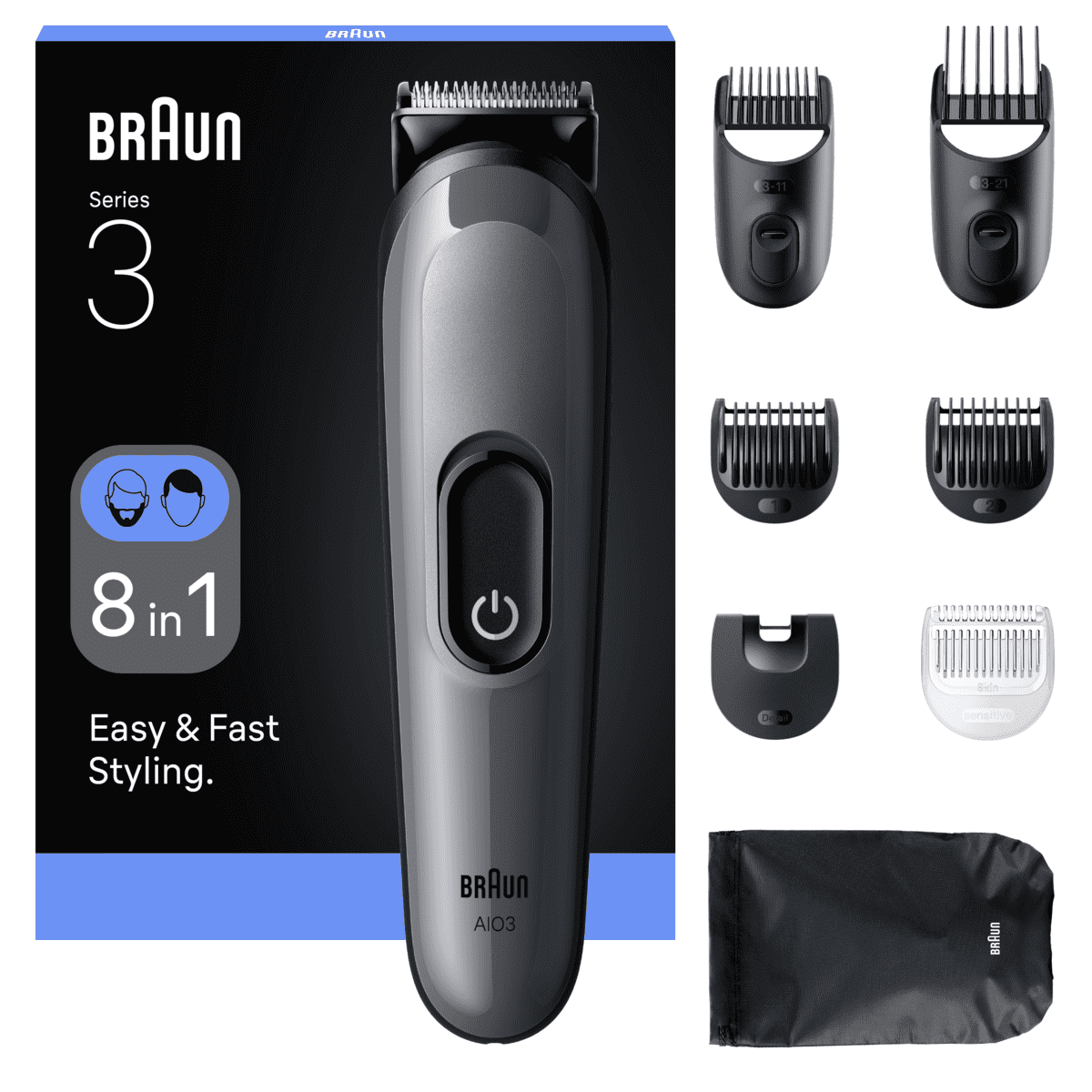 Braun All-In-One Trimmer Series 3 AIO3540 1 EA | Etos
