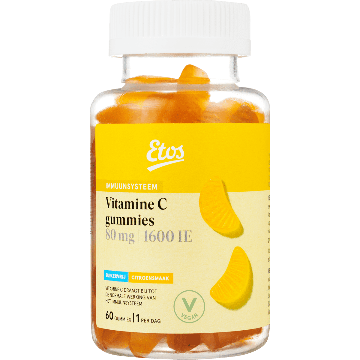 Etos Vitamine C 80mg gummies 60 stuks 60 EA | Etos