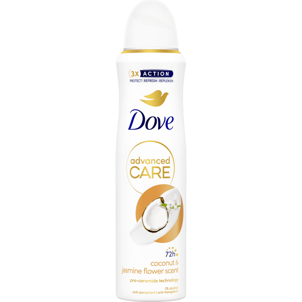 Dove Advanced Care Coconut & Jasmine Flower Anti-Transpirant Deodorant Spray 150 ML 150 ML | Etos