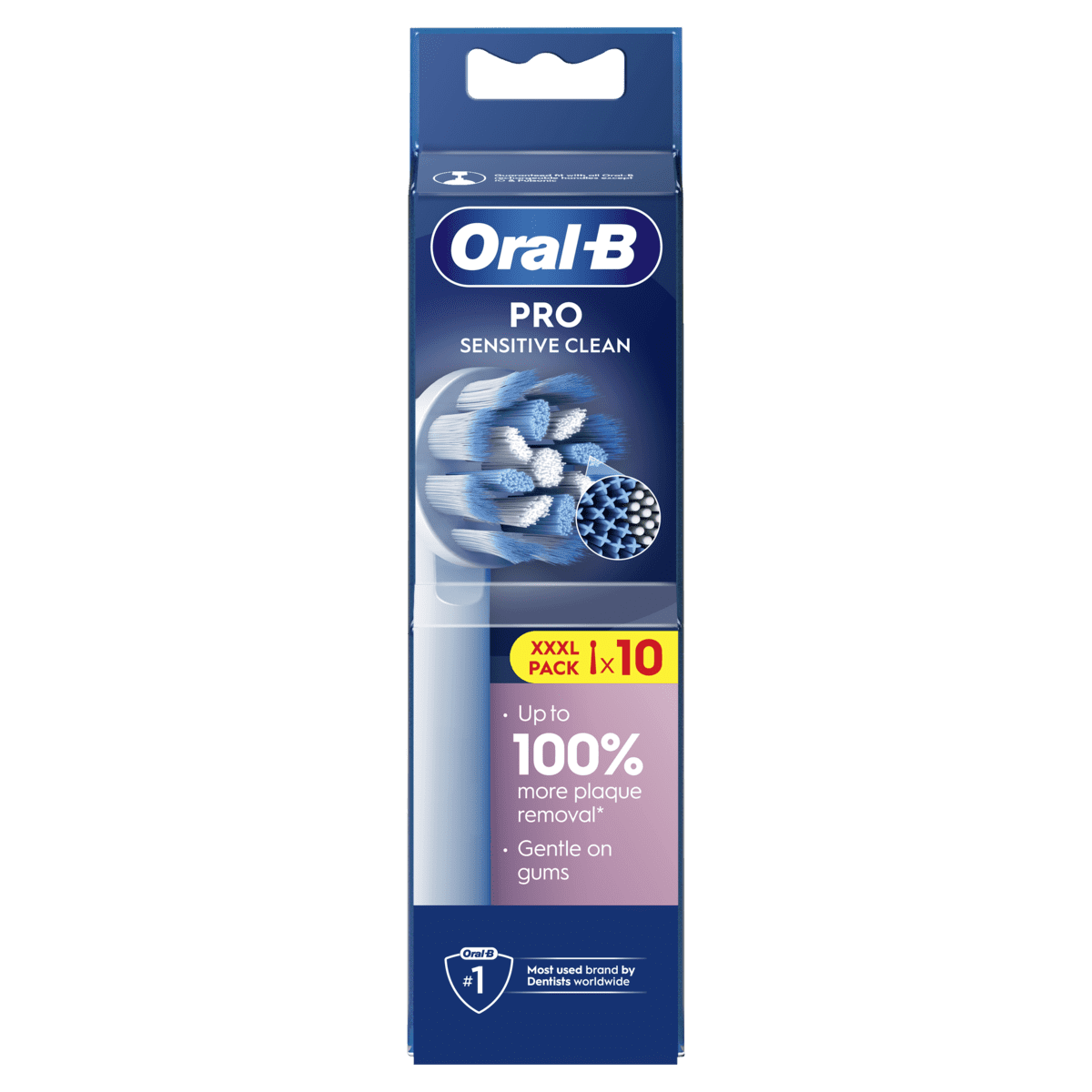 Oral-B Sensitive Clean Opzetborstels Wit - 10 Stuks 10 EA | Etos