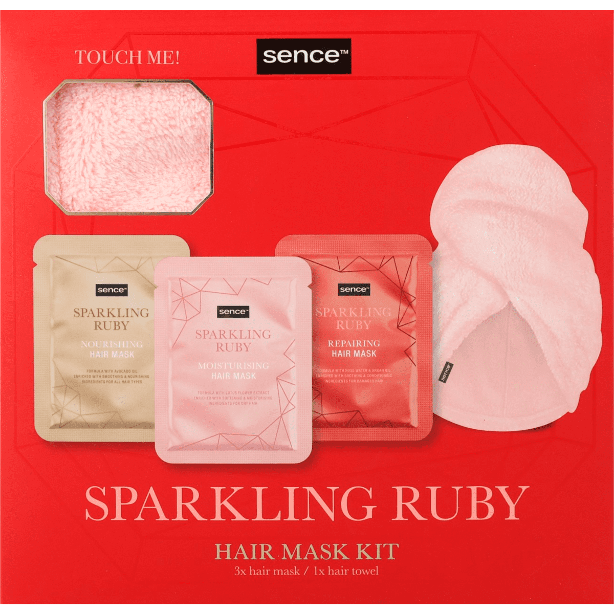 Sence hair mask kit sparkling ruby 4 EA | Etos